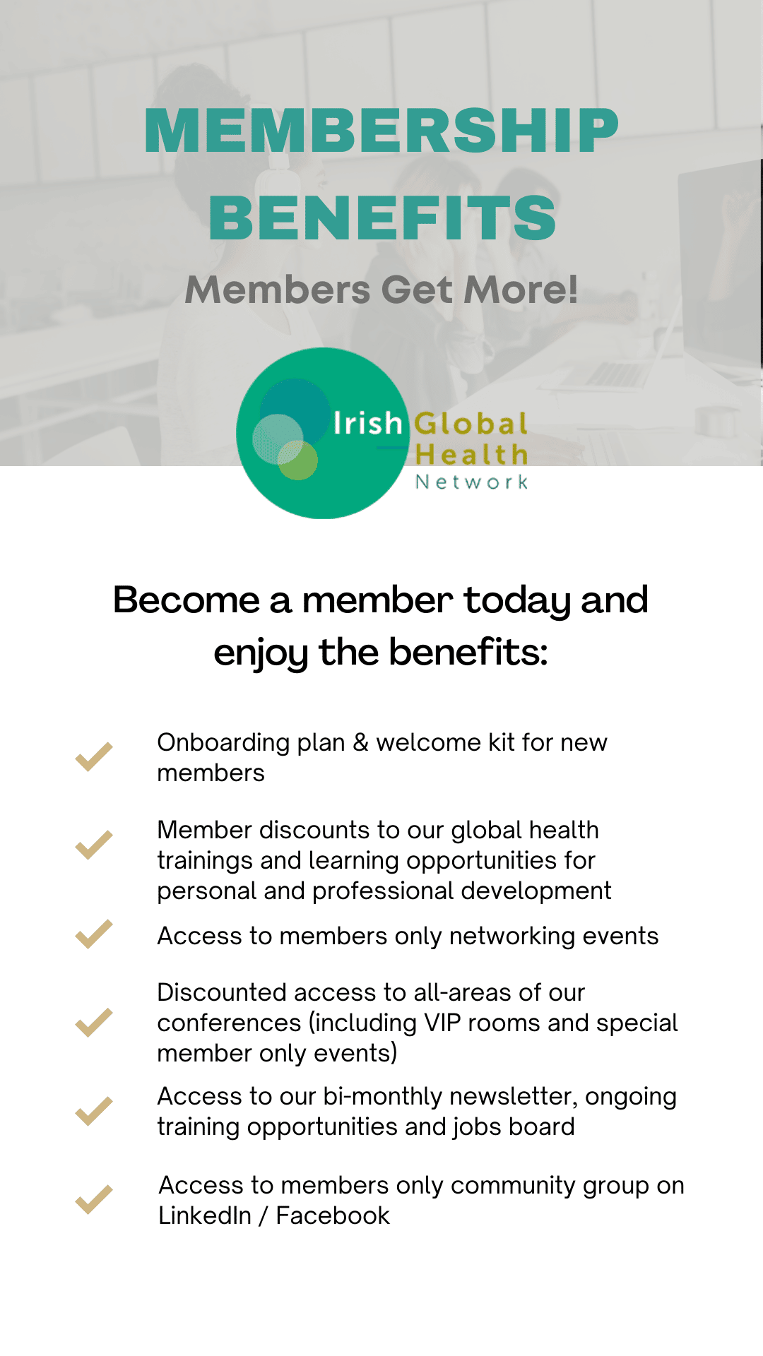 Membership Benefits - Global Health