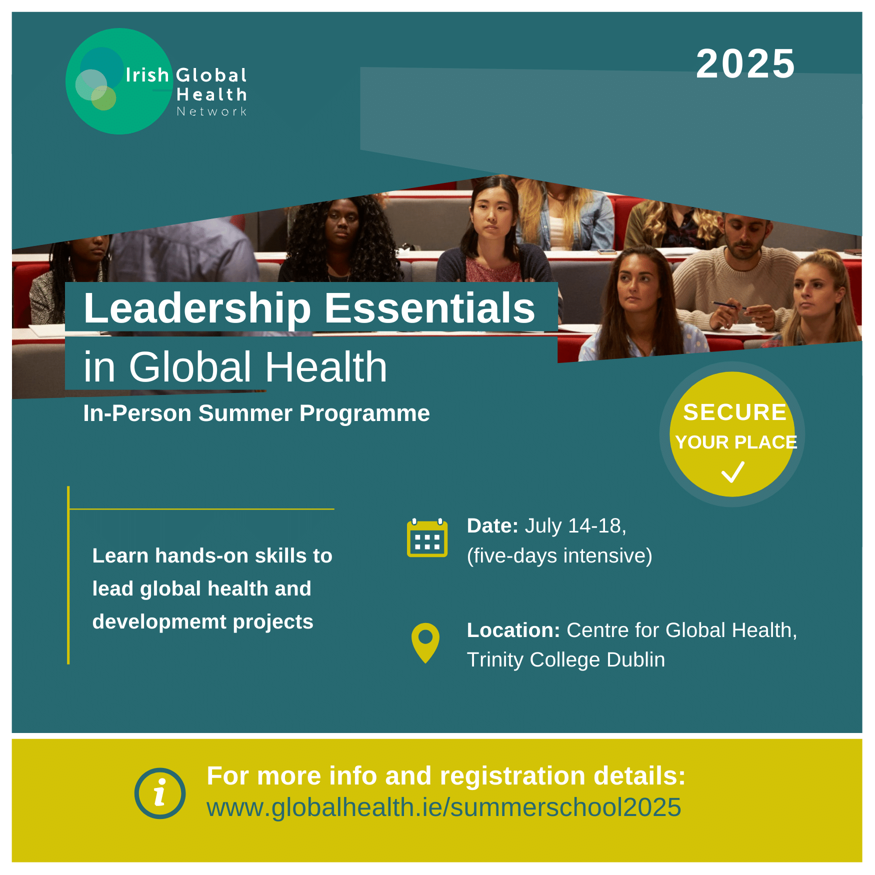 Leadership Essentials in Global Health, Five-Day Summer Programme ...